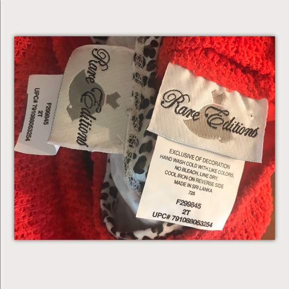 Rare Editions | Dresses | Rare Editions Animal Print Girls Ruffles ...